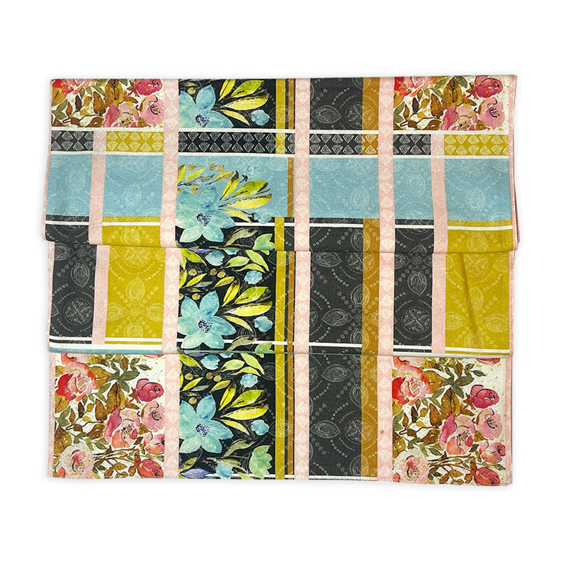 Colorful Table Runner, Organic Cotton "A Touch of Love Collection ...